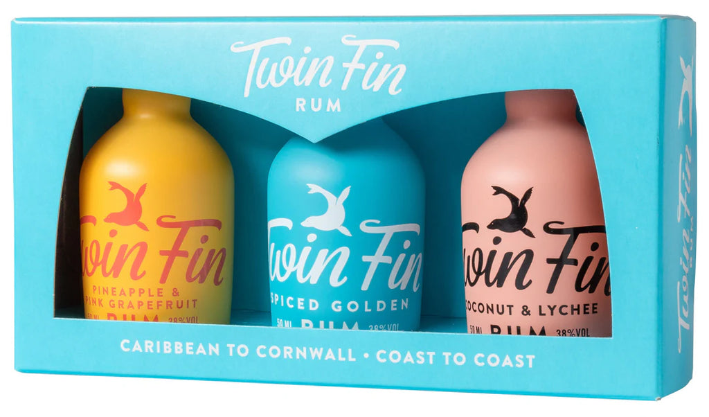 Twin Fin Rum Mini Gift Pack 3x5cl – The Wine Box