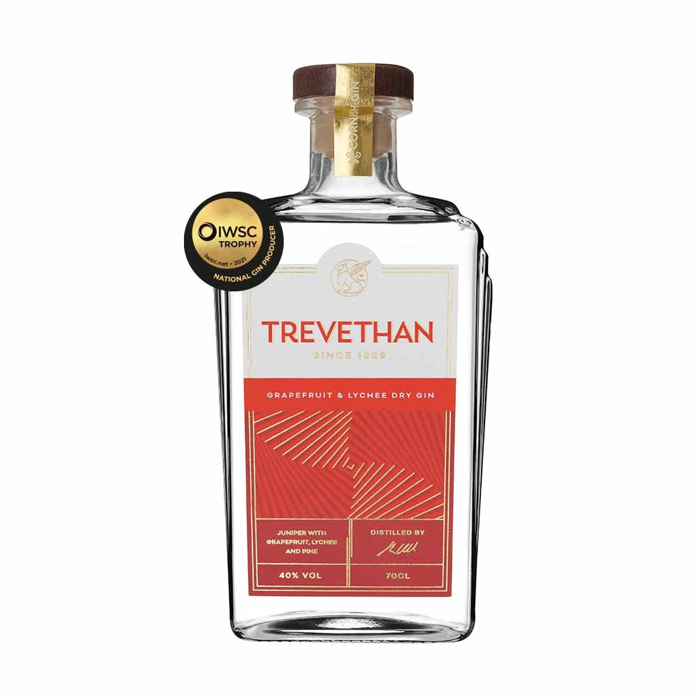 Trevethan Grapefruit & Lychee Cornish Gin 70cl – The Wine Box