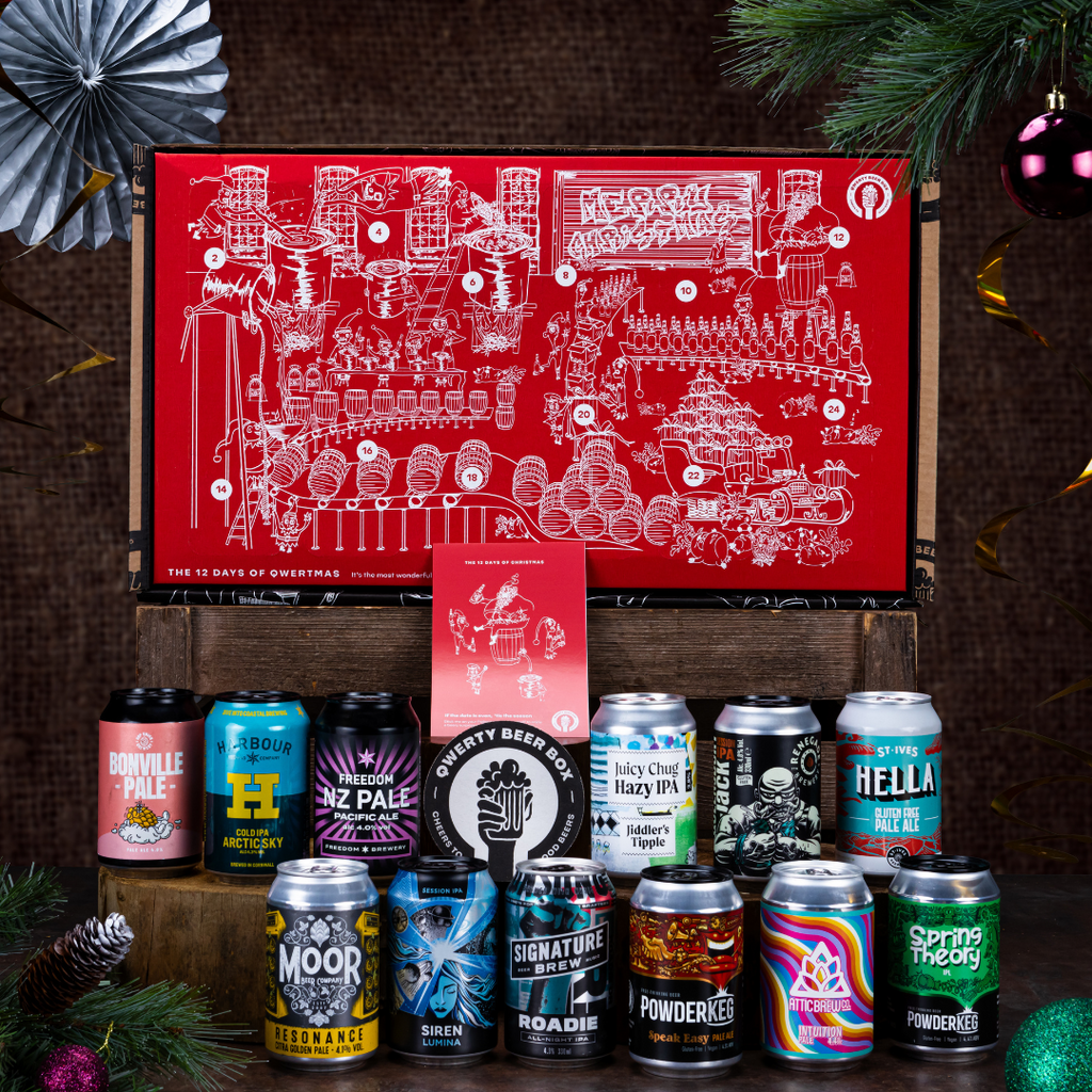 QWERTY Beer Advent Calendar x 12 330ml cans – The Wine Box