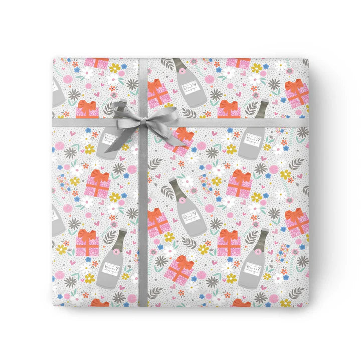 Champagne Present Wrapping Paper – The Wine Box