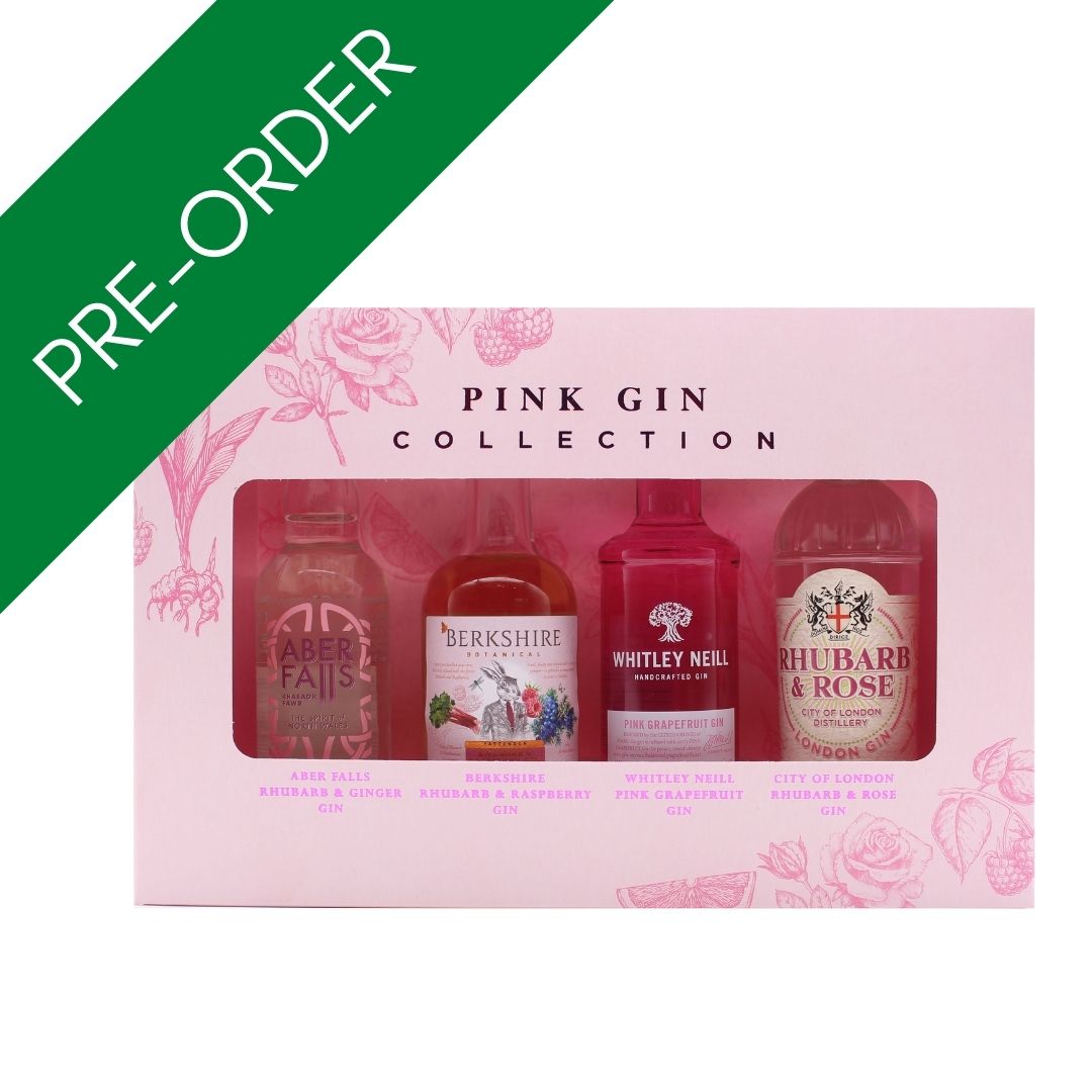 The Pink Gin Collection Gift Pack 4 x 5cl – The Wine Box